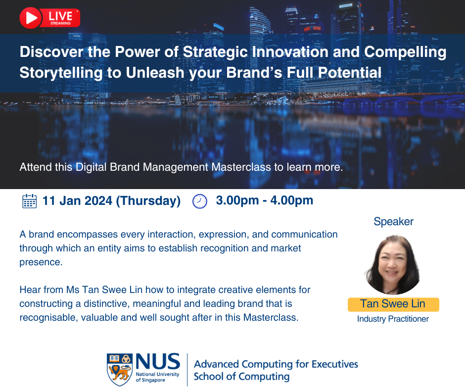 Professional Certificate in Digital Brand Management - NUS Advanced ... Professional Certificate in Digital Brand Management - NUS Advanced ...